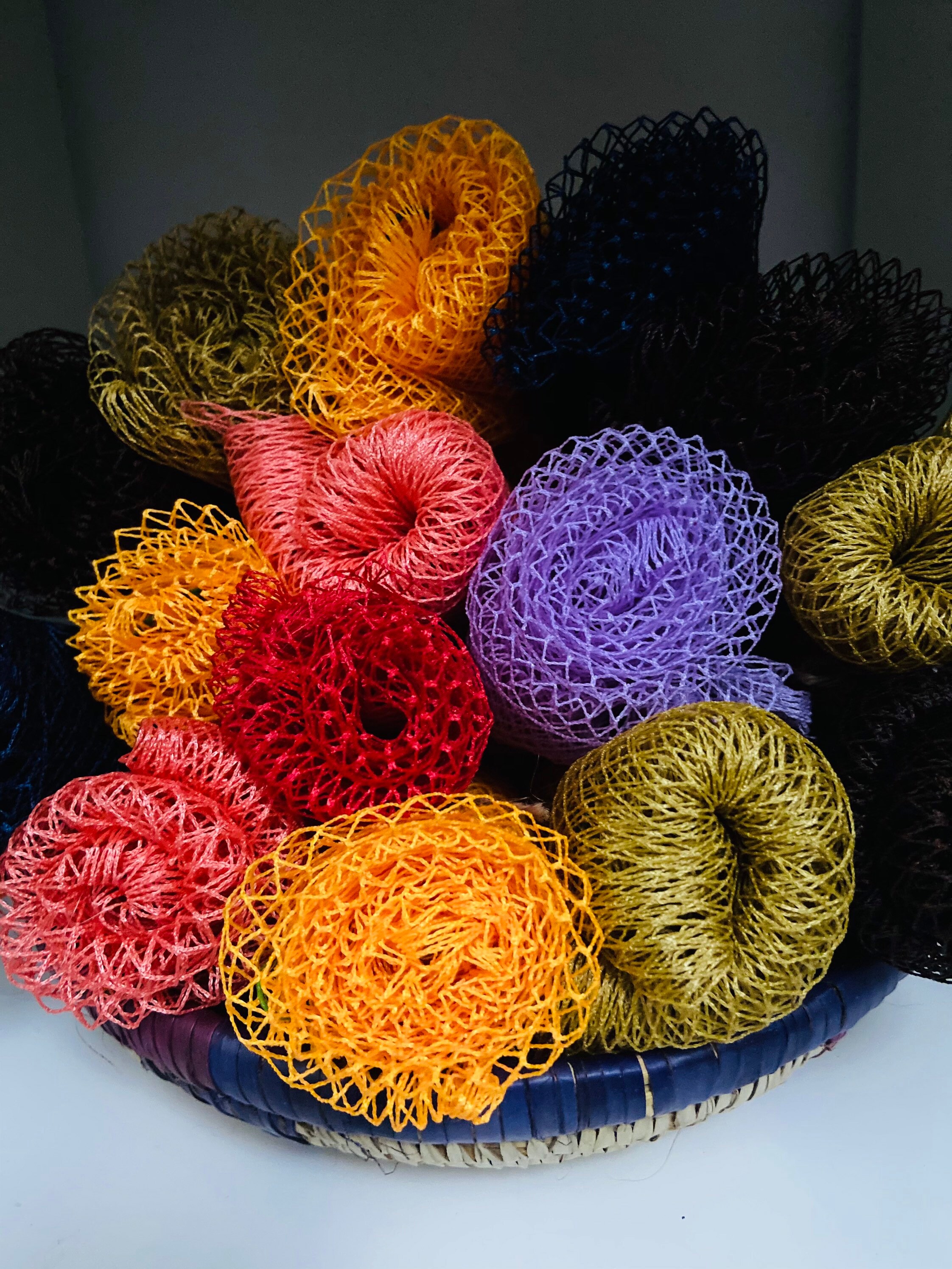 Traditional African Bath & Shower Body Exfoliating Net Sponge | Etsy