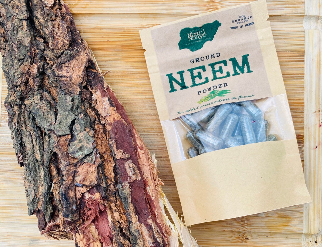 Organic | African | Pure Neem Powder Capsules 500mg - Etsy