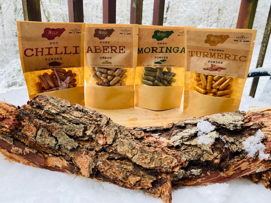 Organic | African | Pure Moringa Powder Capsules 500mg - Etsy