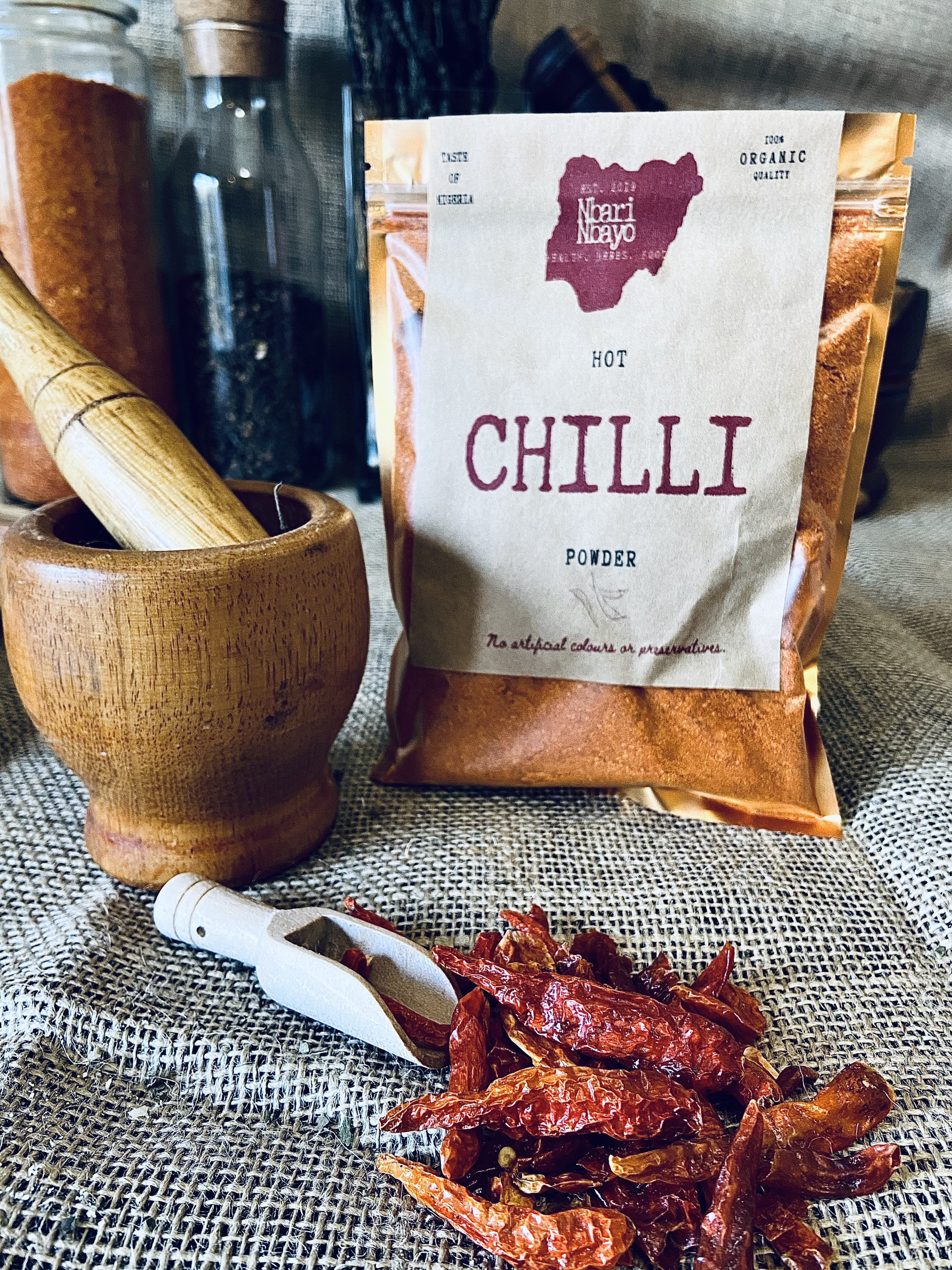 Biologique | Poudre de piment fort africain « Shombo » - Nigérian ...