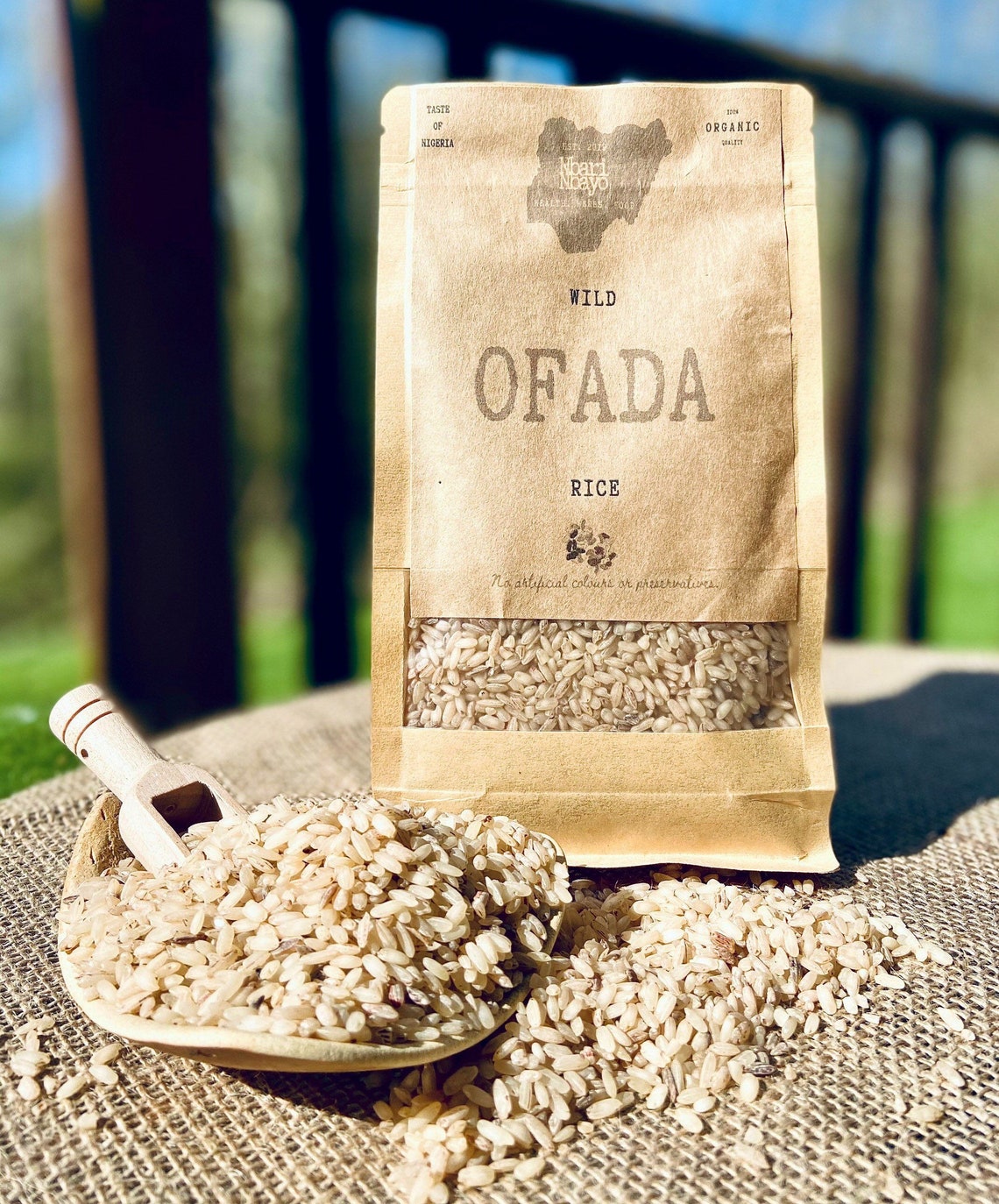 Organic | African | Wild Brown ‘ofada’ Rice - Etsy UK