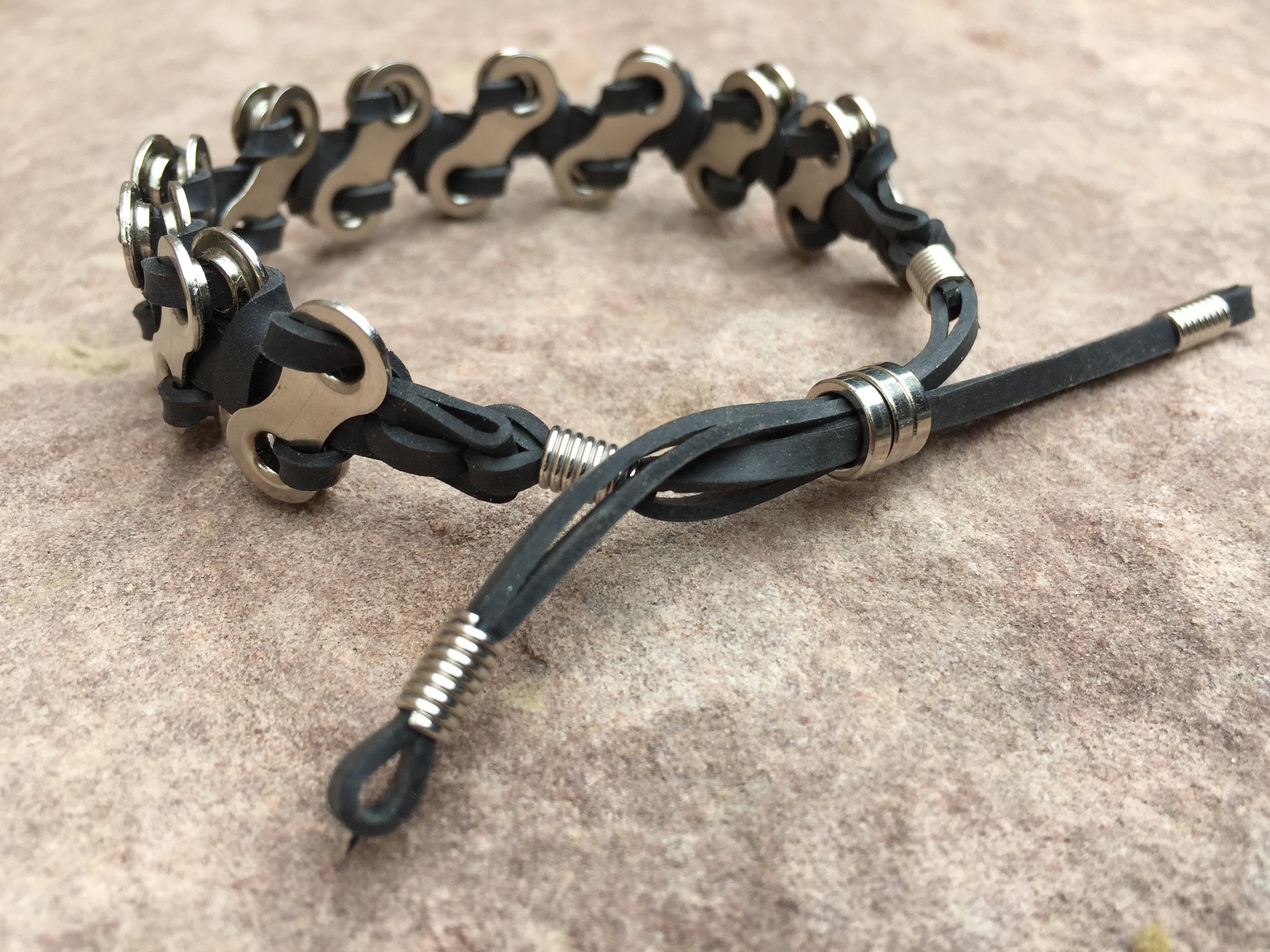 Bicycle Chain Link Bracelet, Handmade Jewelry From Bike Bicycle Chain Link Bracelet, Handmade Jewelry From Bike