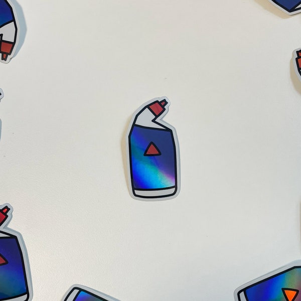 Toilet Bowl Sticker - Etsy