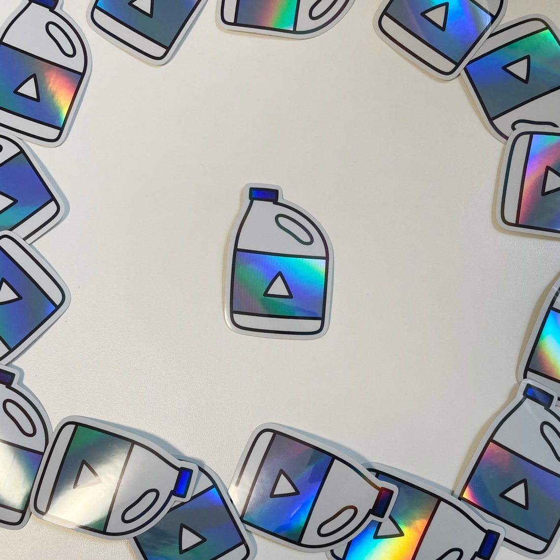Liquid Bleach Holographic Sticker 2.5x1.7 - Etsy