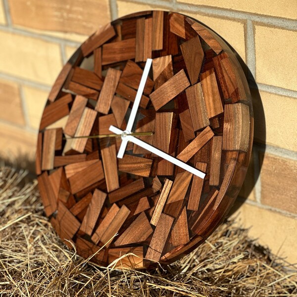 Walnut Clock - Etsy