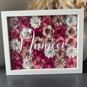 Custom Shadow Boxes With Name| Nursery Decor| Name Decor| Birthday ...