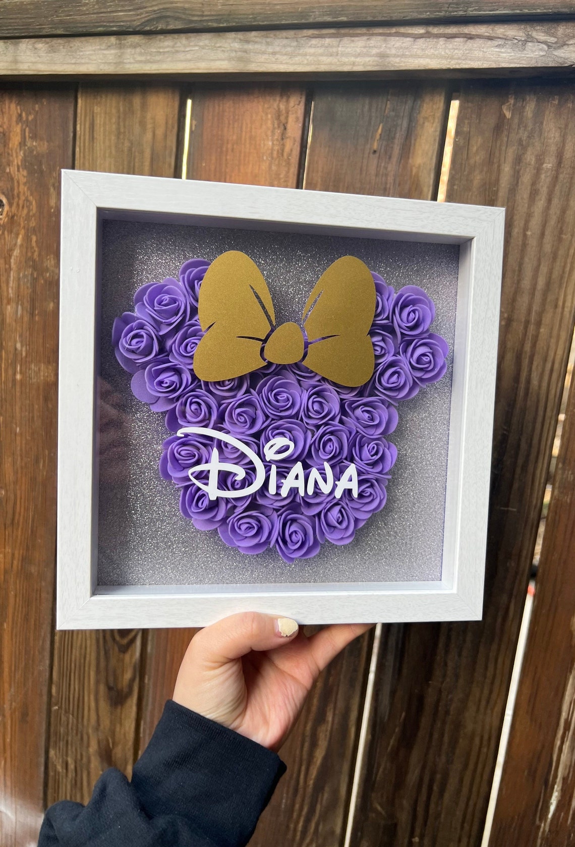 Minnie Mouse Shadow Box Shipping Included - Etsy