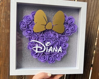 Minnie Mouse Shadow Box - Etsy
