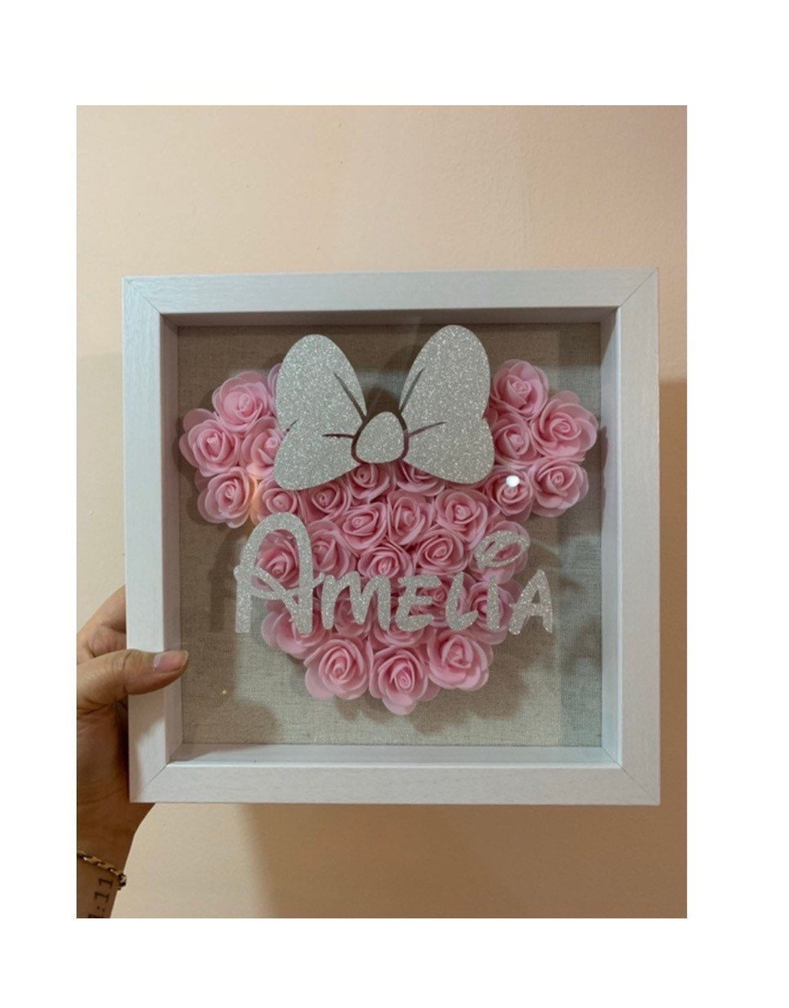 Minnie Mouse Shadow Box Shipping Included - Etsy