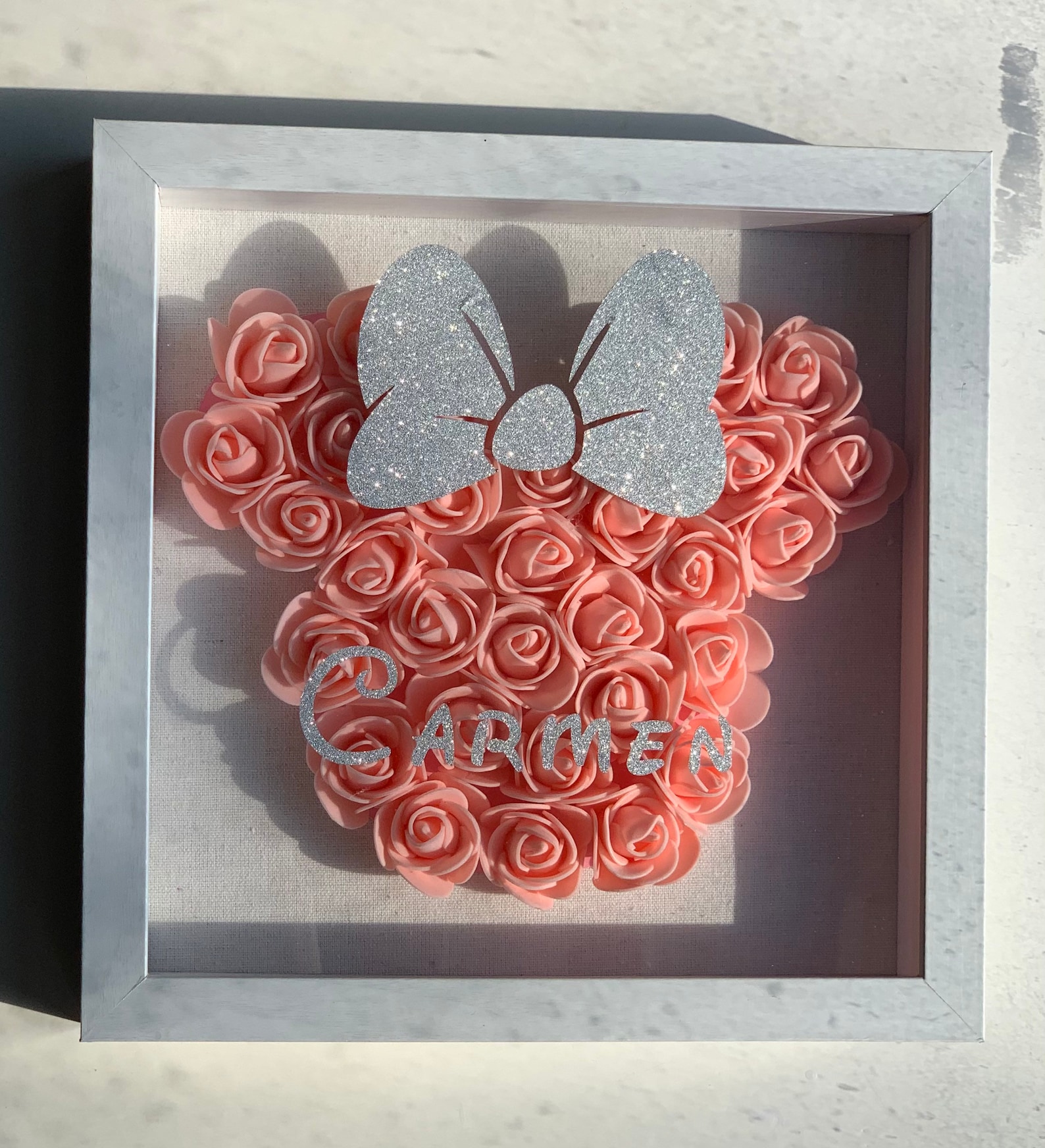 Minnie Mouse Shadow Box Shipping Included | Etsy