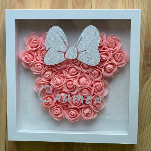 Minnie Mouse Shadow Box Shipping Included | Etsy
