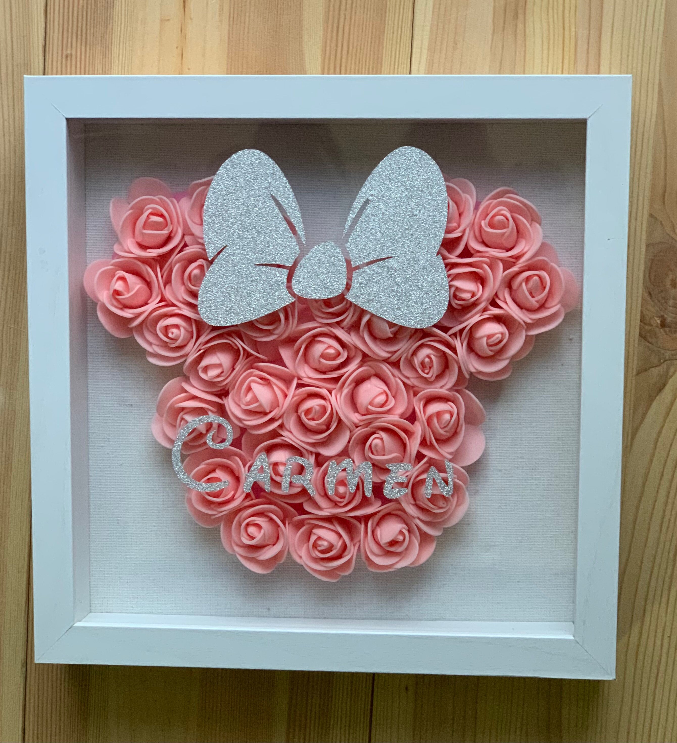 Minnie Mouse shadow box shipping included | Etsy