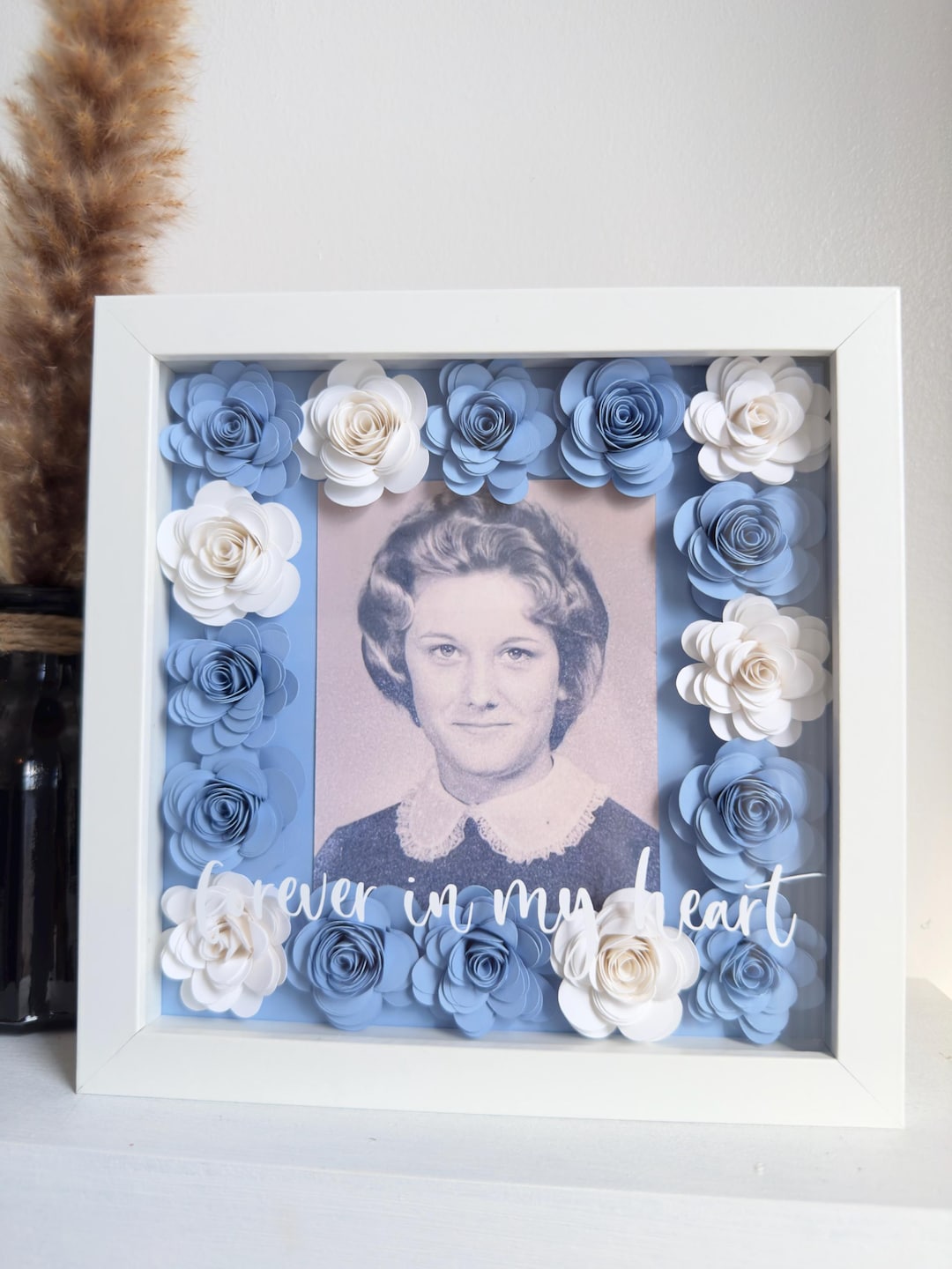 Personalized Memorial Shadow Box, Memorial Shadow Box, Memorial Gifts ...