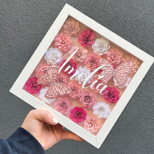 Custom Shadow Boxes With Name Nursery Decor Name Decor - Etsy