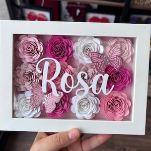 Custom Shadow Boxes With Name| Nursery Decor| Name Decor| Birthday ...