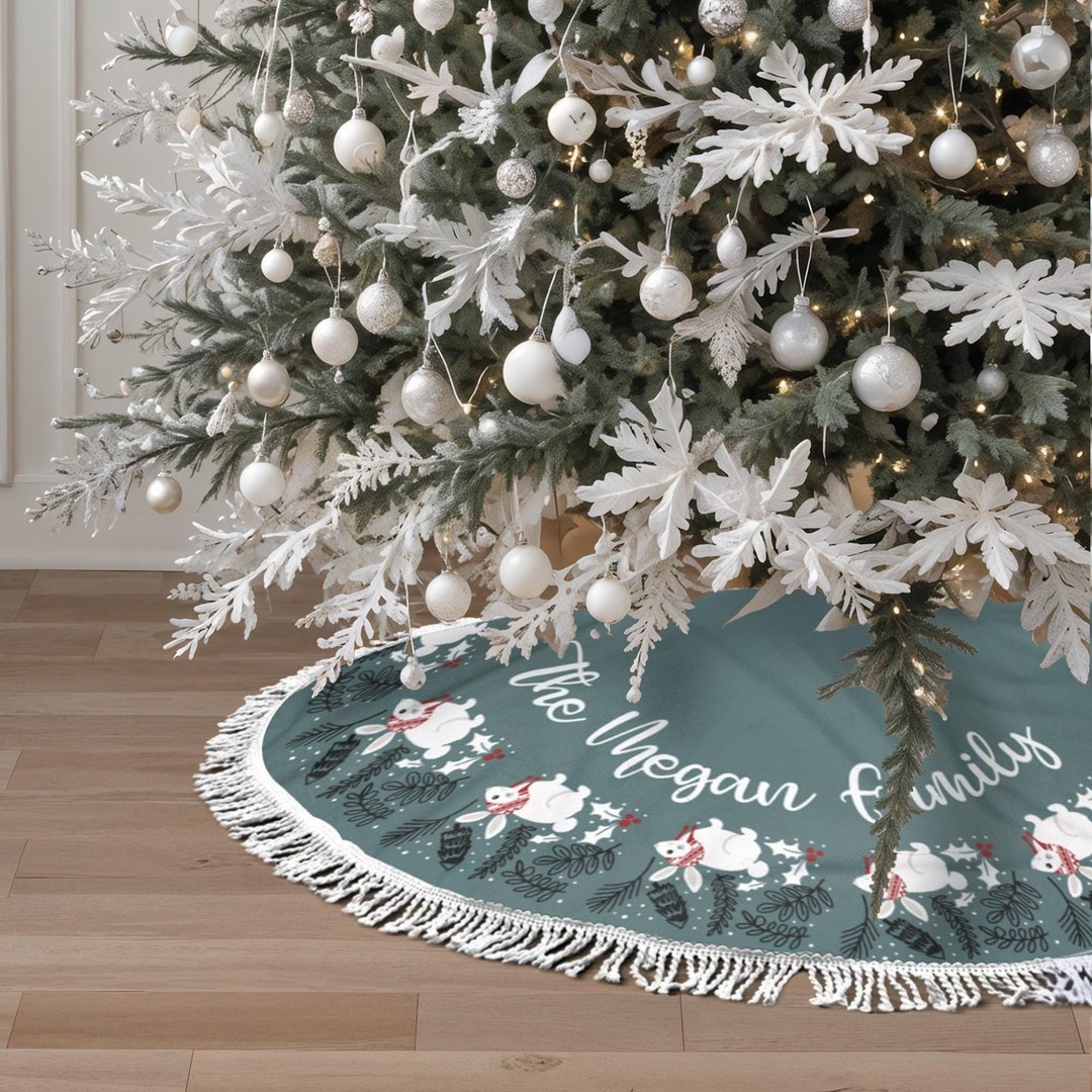 Personalized Christmas Tree Skirt in Many Styles 2024 Christmas Family ...