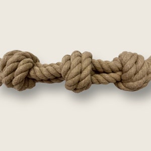 Organic Hemp and Natural Cotton Rope Dog Toy / Medium Size Dogs - Etsy