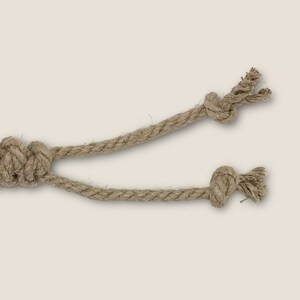 Hemp Rope Dog Toy Natural Organic / Medium Breeds - Etsy