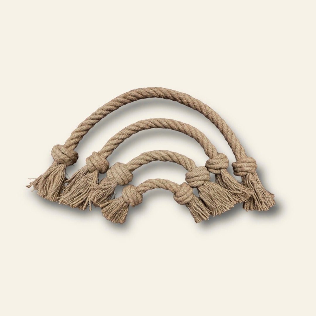 Organic Hemp Rope Natural Dog Toy / Small Medium and Large Breeds - Etsy