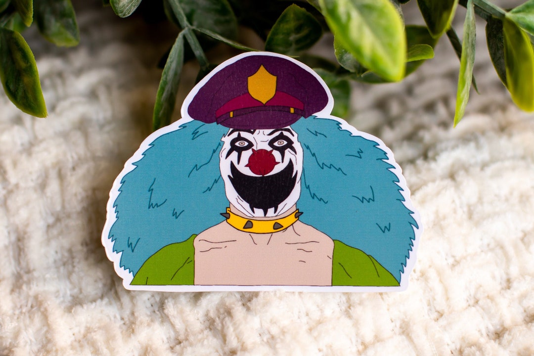 Dr. Rockso Clown Inspired Sticker, Decal, Death Clock Metalocalypse ...