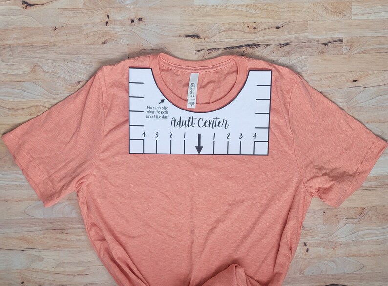 PRINTABLE Tshirt Alignment Tool Instant Download PDF 4 - Etsy