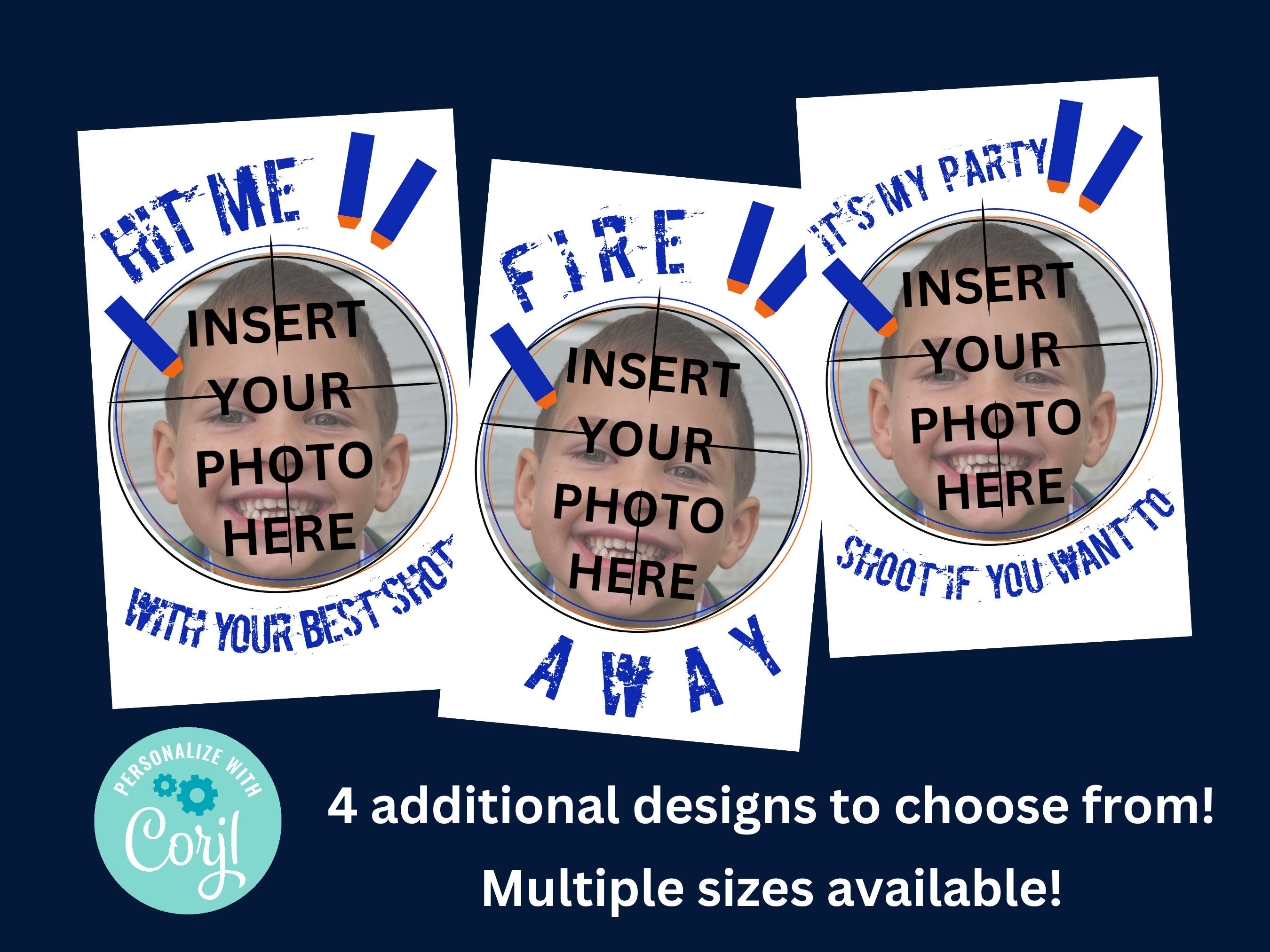 Nerf Gun Targets | Dart Gun Targets | Birthday Party Targets | Target ...