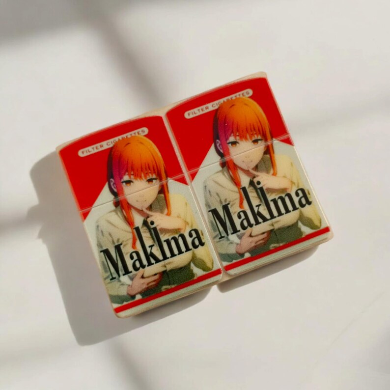 Decal Lighter Anime Character Makima From Chainsaw Man - Etsy