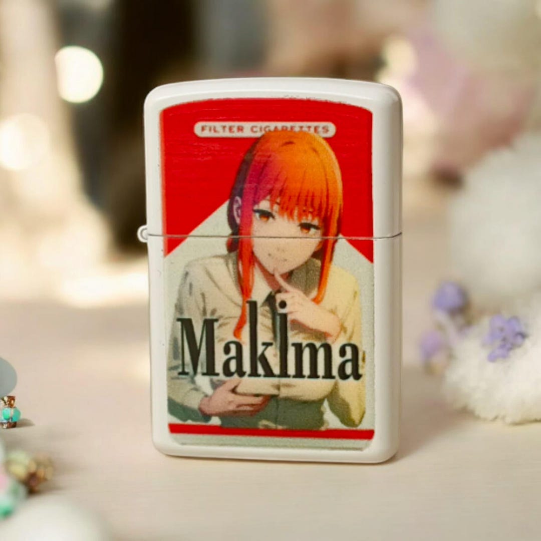 Decal Lighter Anime Character Makima From Chainsaw Man - Etsy