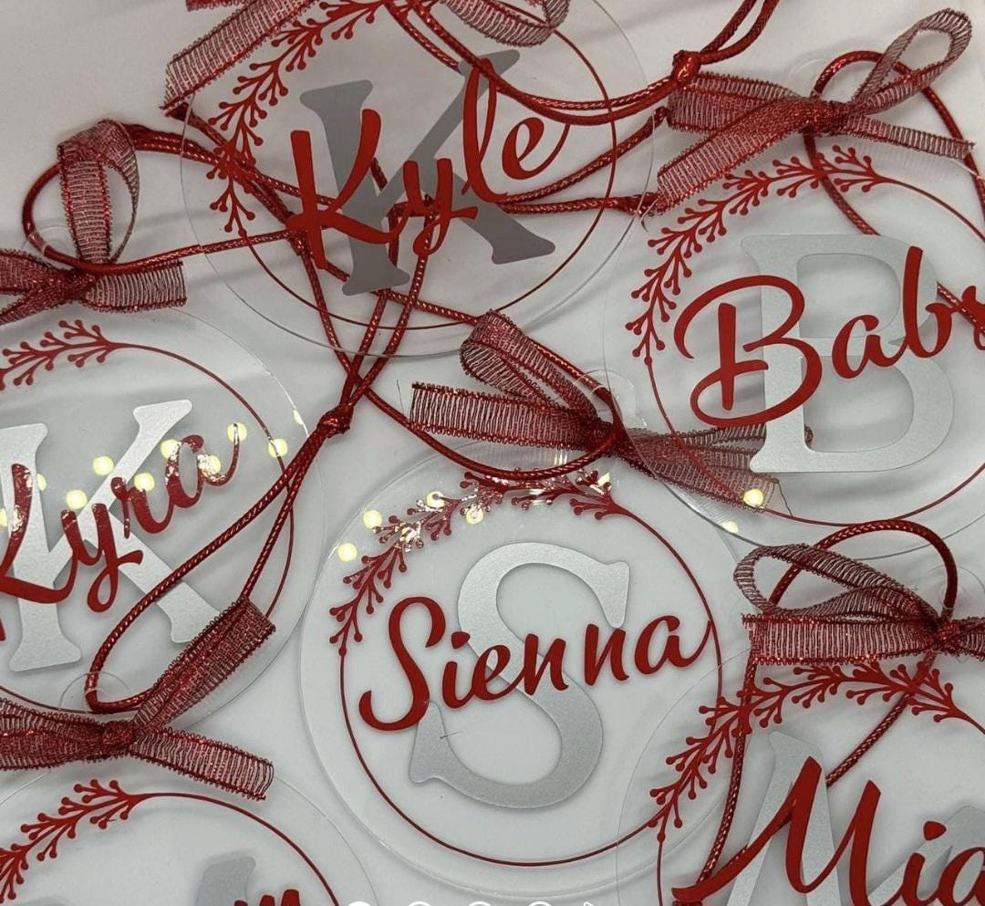 Christmas Baulble Personalised Baulble Gift Christmas Decoration ...