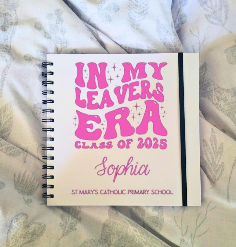 School Leavers Book - Year 6 Leavers - Leavers Scrapbook - Personalised ...