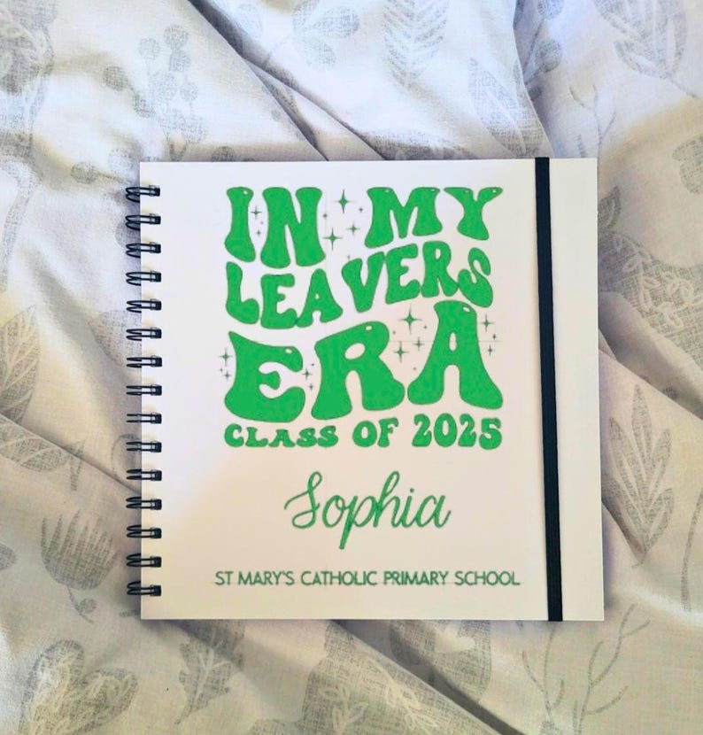 School Leavers Book - Year 6 Leavers - Leavers Scrapbook - Personalised ...