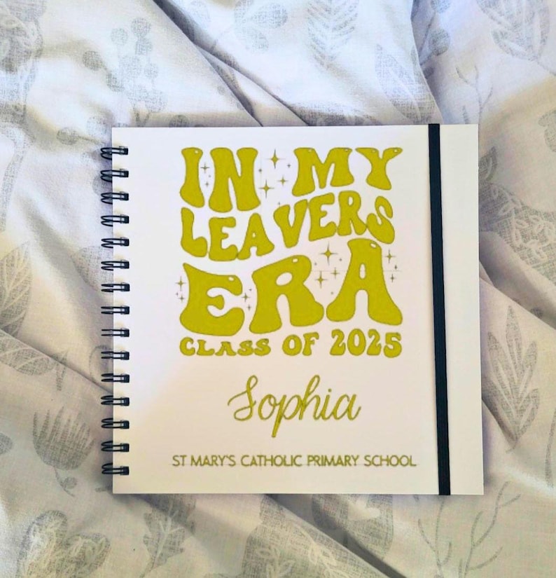 School Leavers Book - Year 6 Leavers - Leavers Scrapbook - Personalised ...