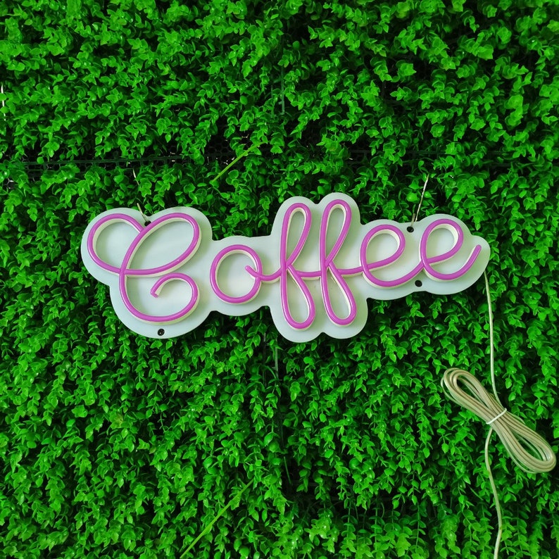 Custom Coffee Neon Sign Café Neon Sign Decorations for - Etsy