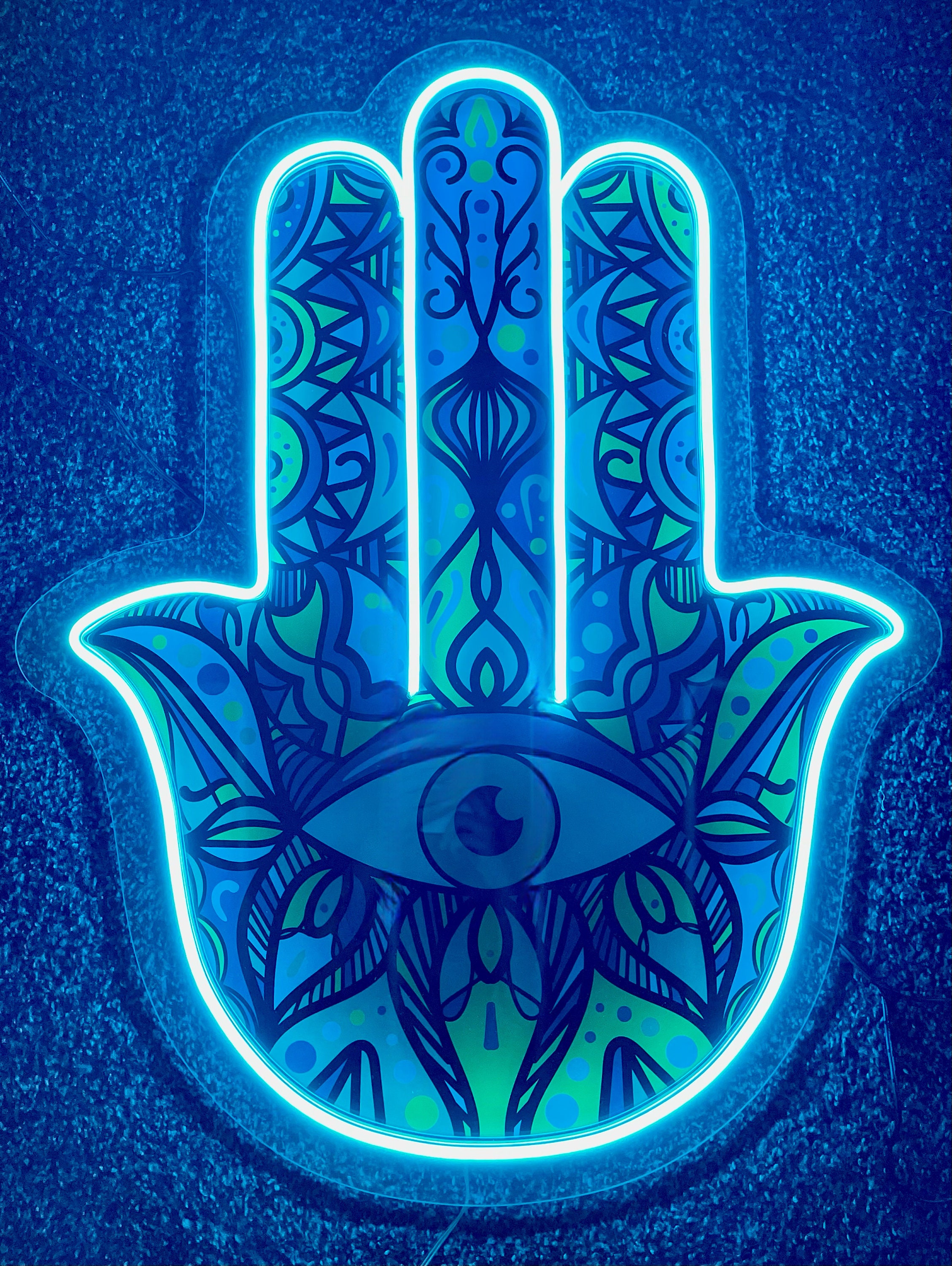 Hindu Hand Symbol Art