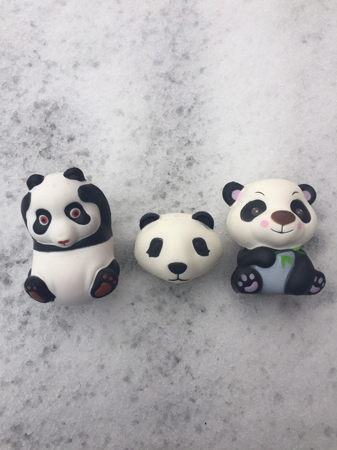 KAWAII PANDA Squishies|| 3 Piece, Soft, Slow Risingsquishy - Etsy