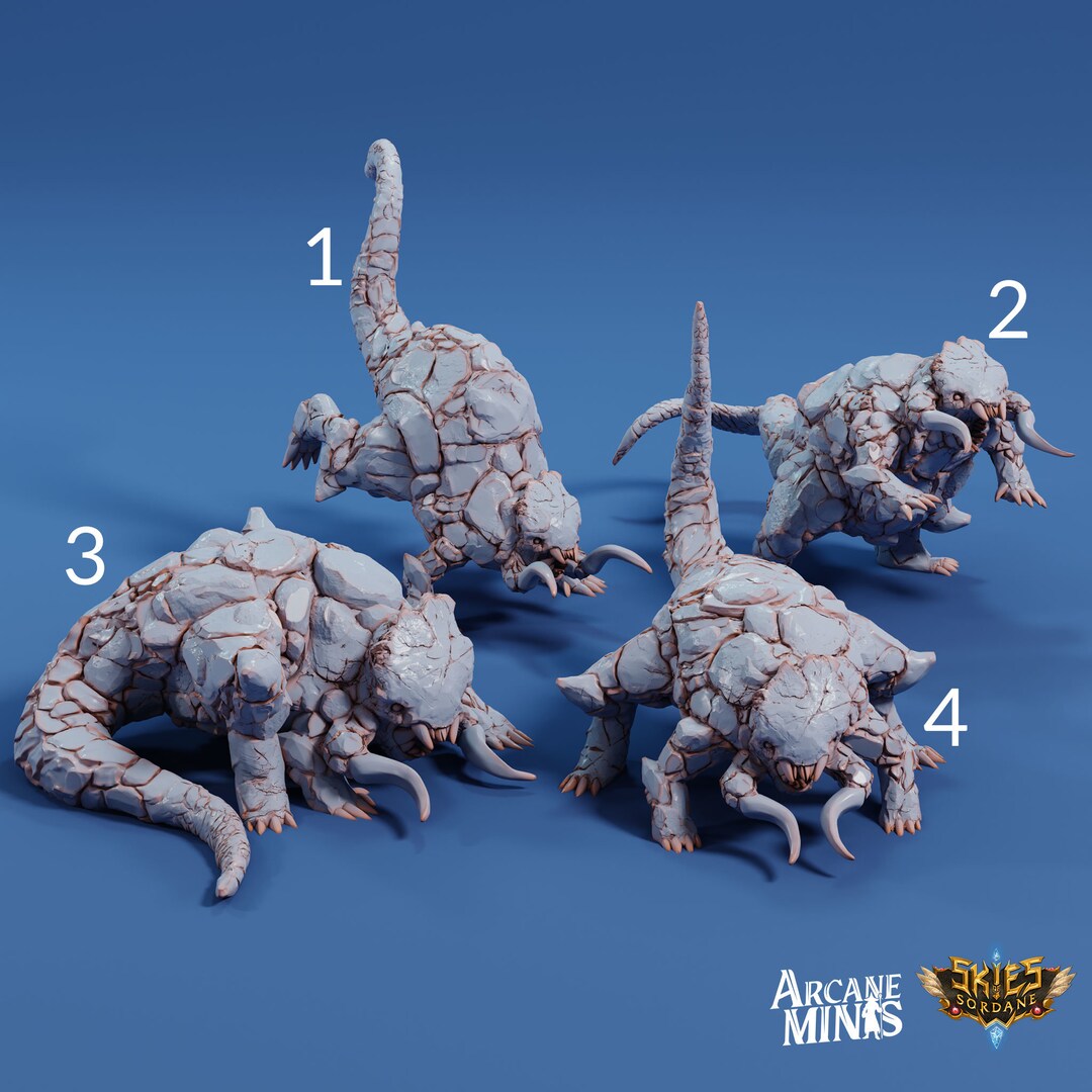 Ore Eater, Rock Bug Arcane Minis 32mm the Awakening Alien Demon - Etsy