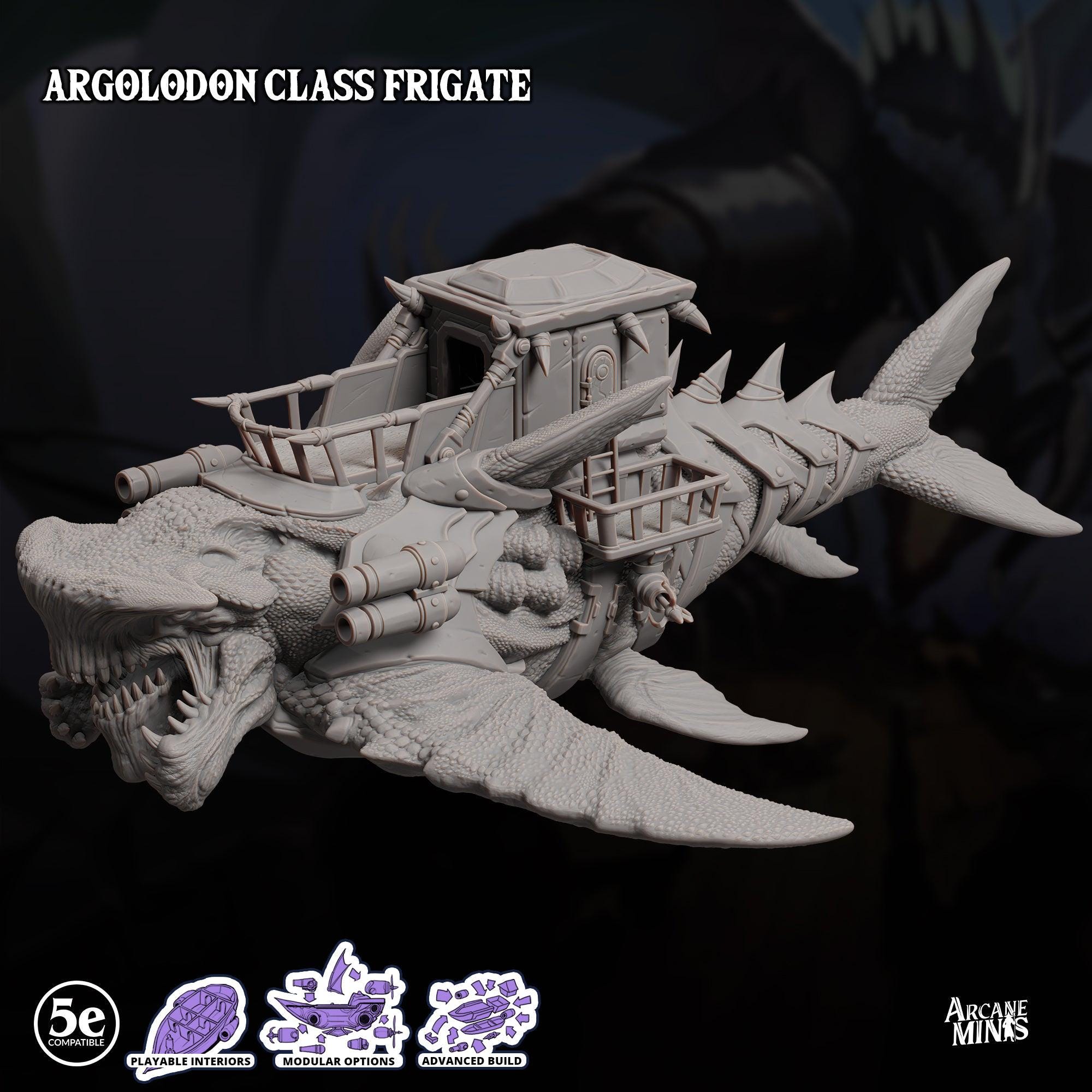 Argolodon Class Frigate, Sky Shark Airship - Sordane Publishing | 28mm ...