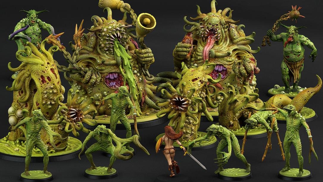 Horrific Plague Worm Print Your Monsters Plague Army of - Etsy Australia