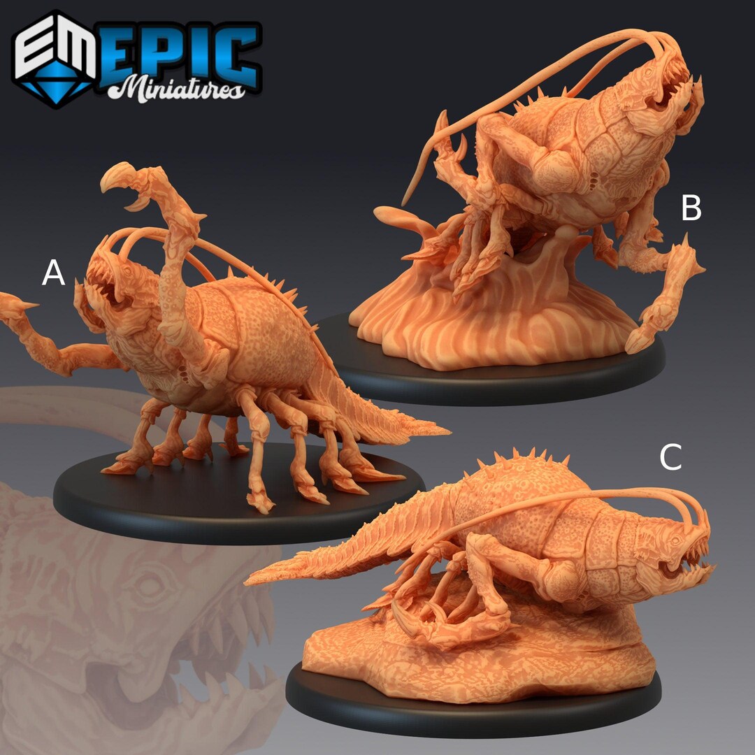 Giant Thermal Shrimp - Epic Miniatures | 28mm and 32mm | Wargaming ...