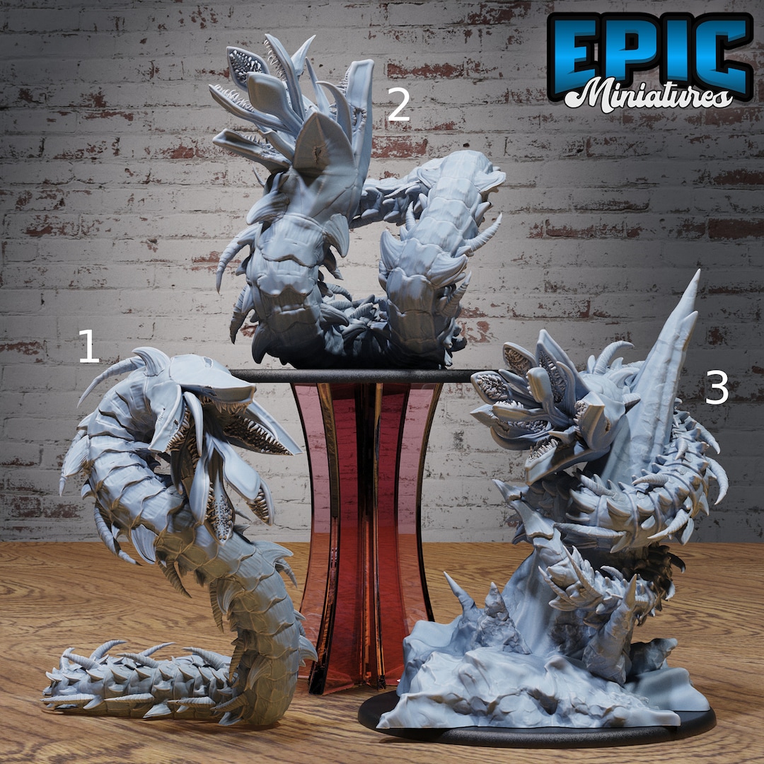 Dhole Worm Epic Miniatures 28mm 32mm Eldritch Darkness Cthulhu Demon ...