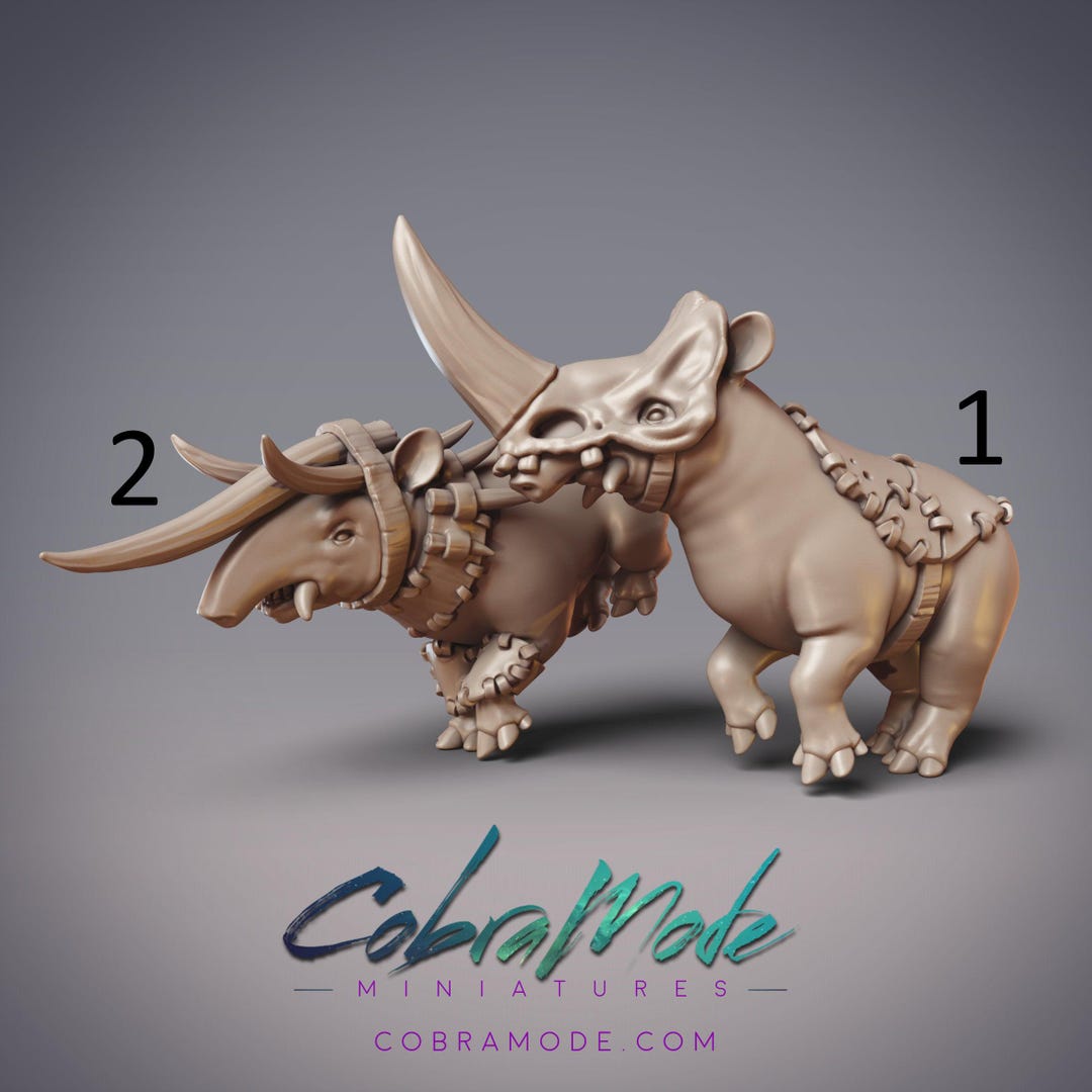 Gurak War Tapirs, Tapir Mount - Cobramode | 28mm and 32mm | Wargaming ...