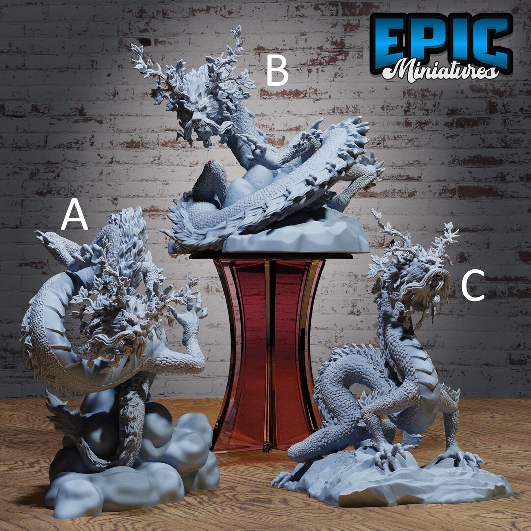 Forest Lung Dragon - Epic Miniatures | 28mm and 32mm | Wargaming | Dnd ...