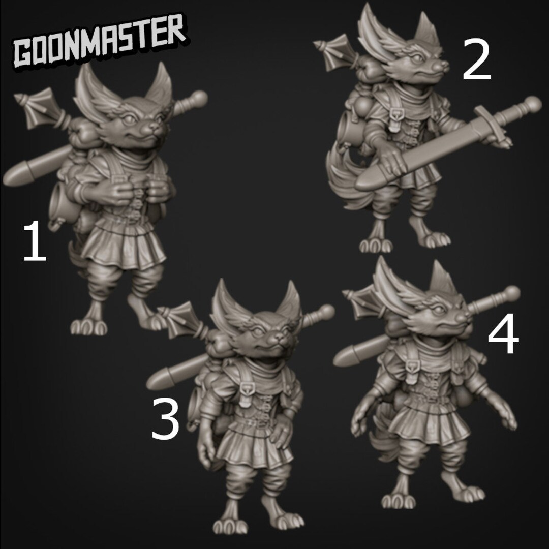 Fennec Fox Squire - Goonmaster | Miniature | Wargaming | Roleplaying ...