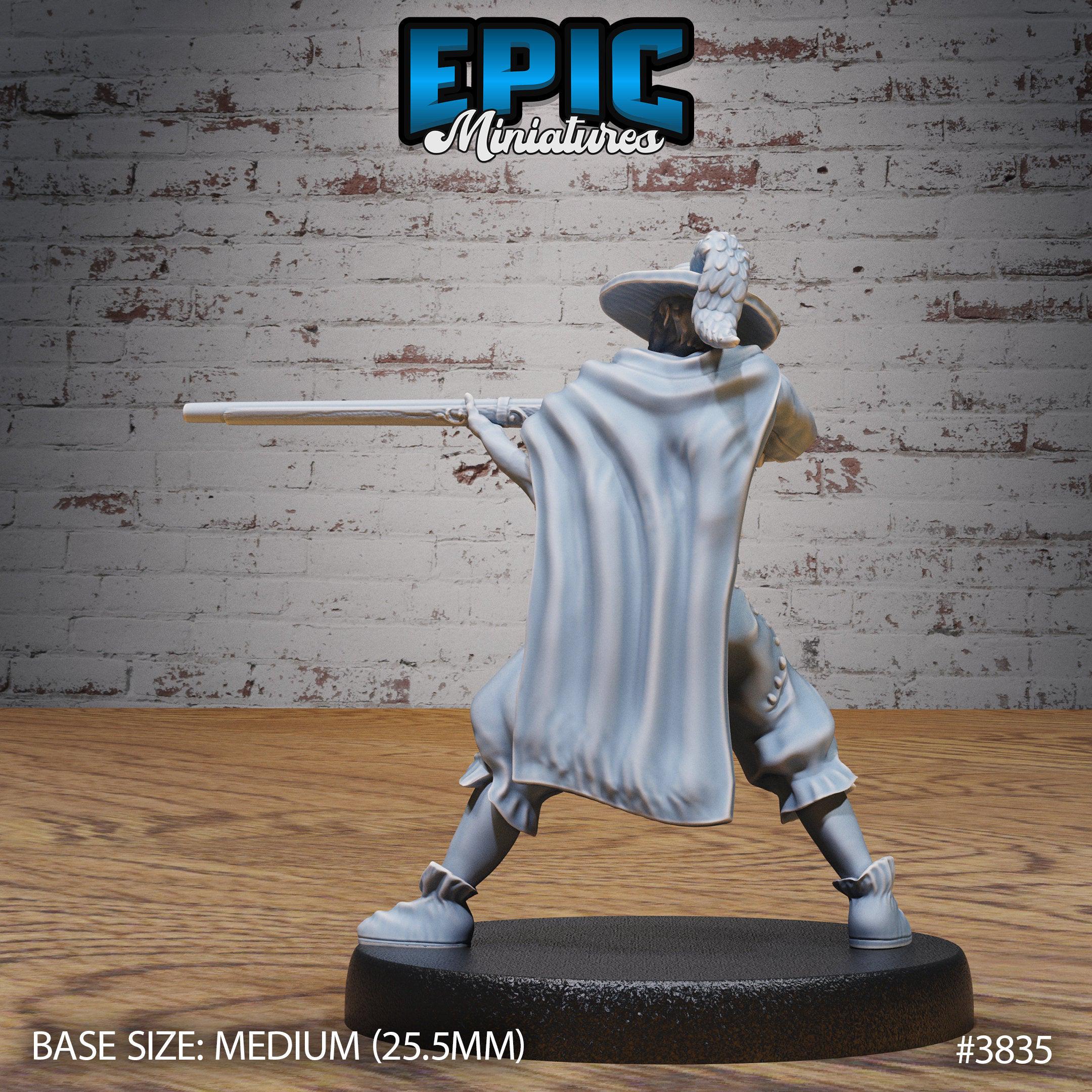 Musketeer Adventurer - Epic Miniatures | 28mm and 32mm | Wargaming ...