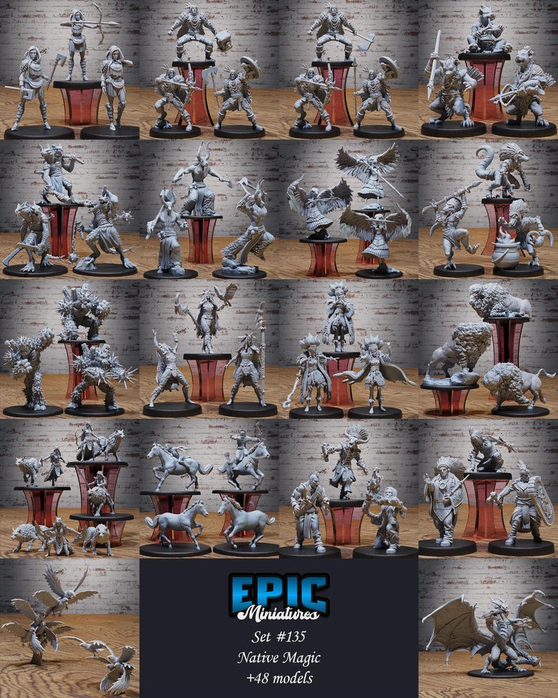Raven Shaman - Epic Miniatures | Native Magic | 28mm and 32mm ...