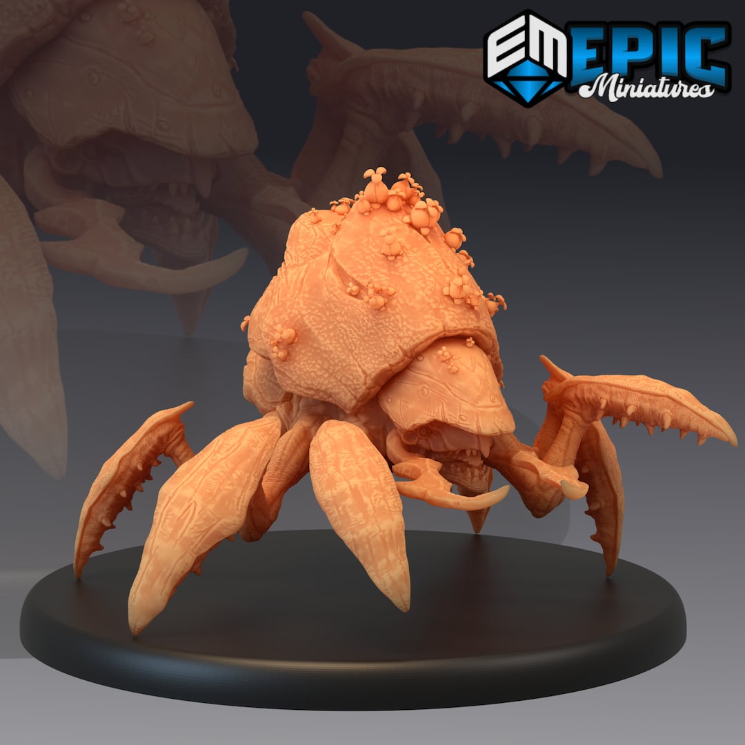 Spore Beetle Epic Miniatures 32mm Bug Alien Crab - Etsy