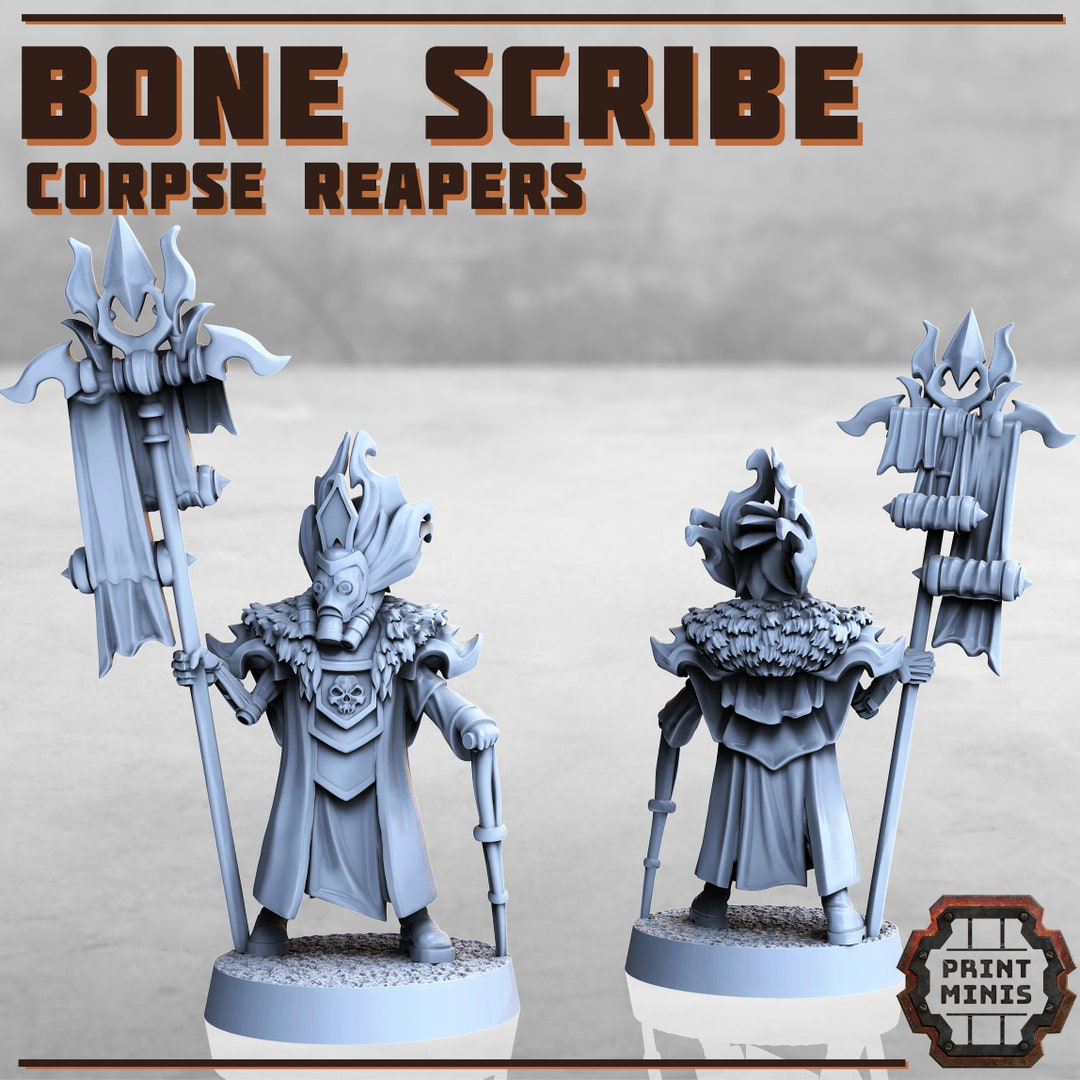 Bone Scribe, Corpse Reaver Banner - Print Minis | Sci Fi | Light ...