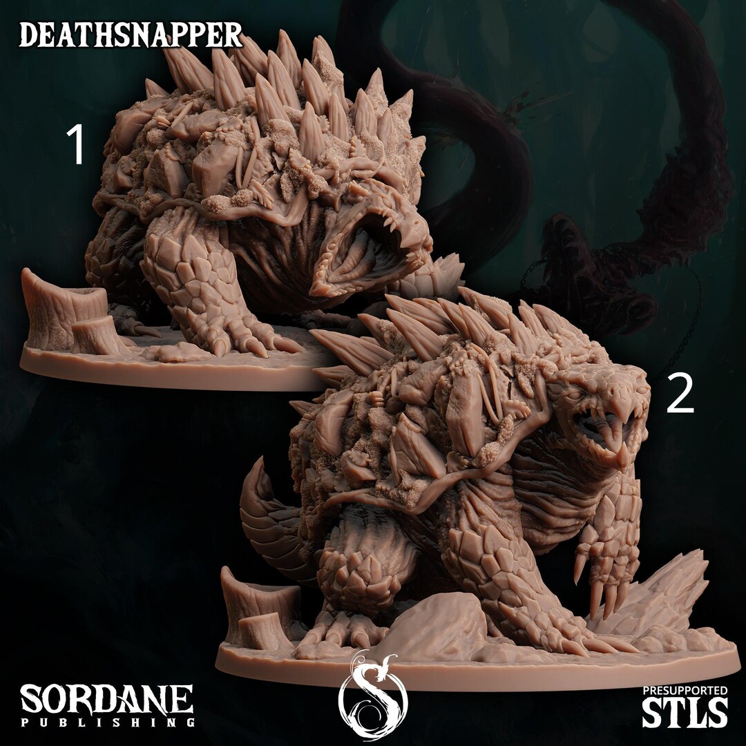 Deathsnapper, Giant Snapping Turtle Monster - Sordane Publishing | 28mm ...