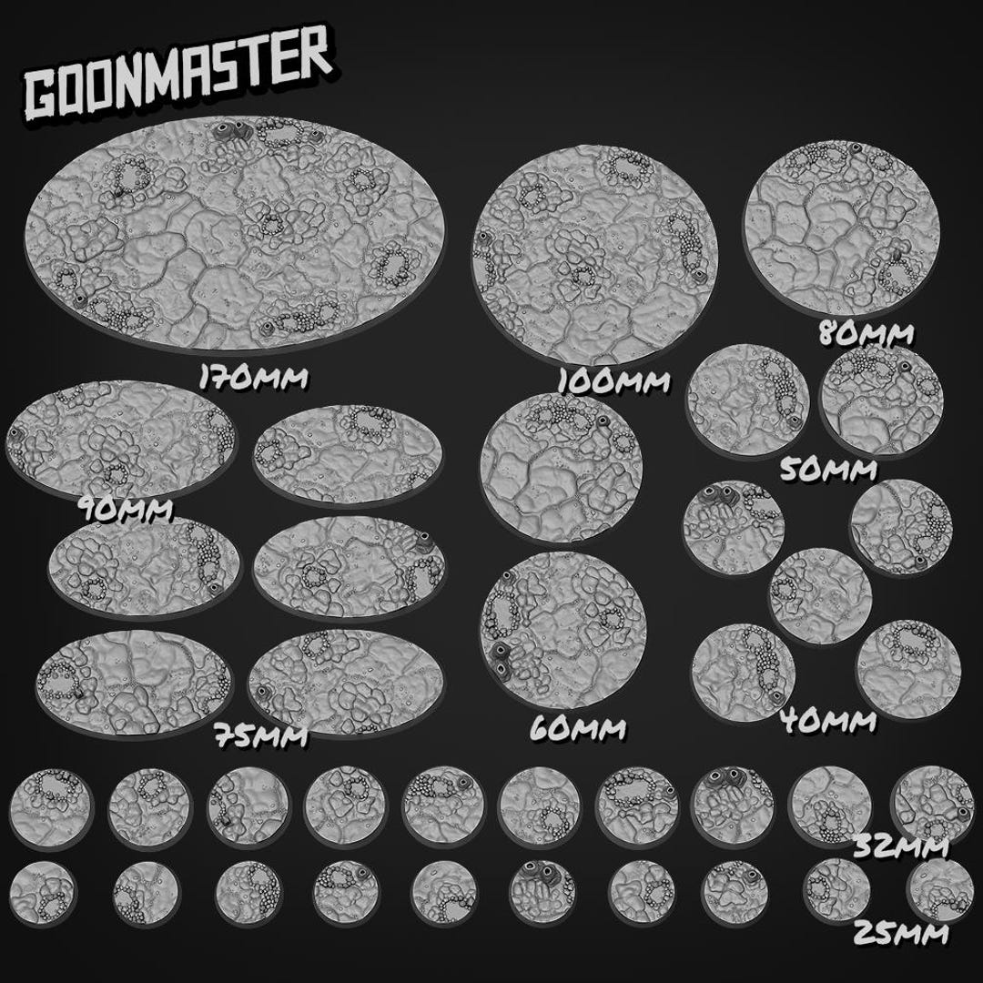 Crystal Cave Bases - Goonmaster | 25mm, 32mm, 40mm, 60, 75mm, and More ...