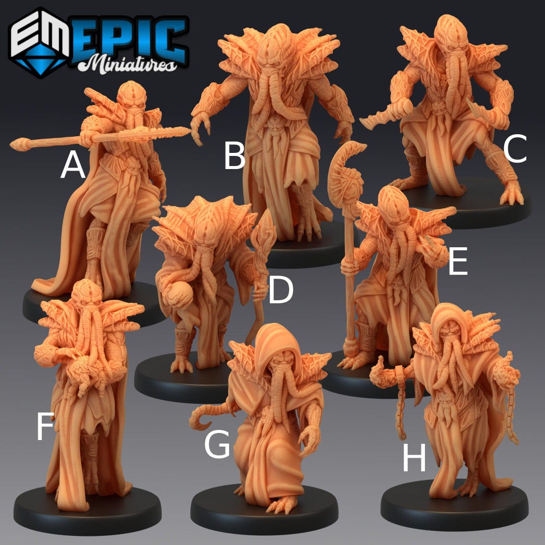 Mind Eater Crew- Epic Miniatures | 28mm and 32mm | Wargaming | Dnd ...